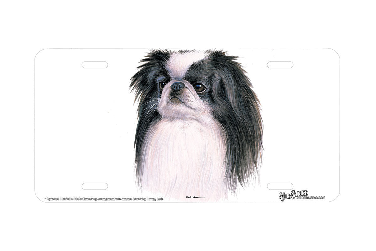 "Japanese Chin" - Decorative License Plate – Airstrike